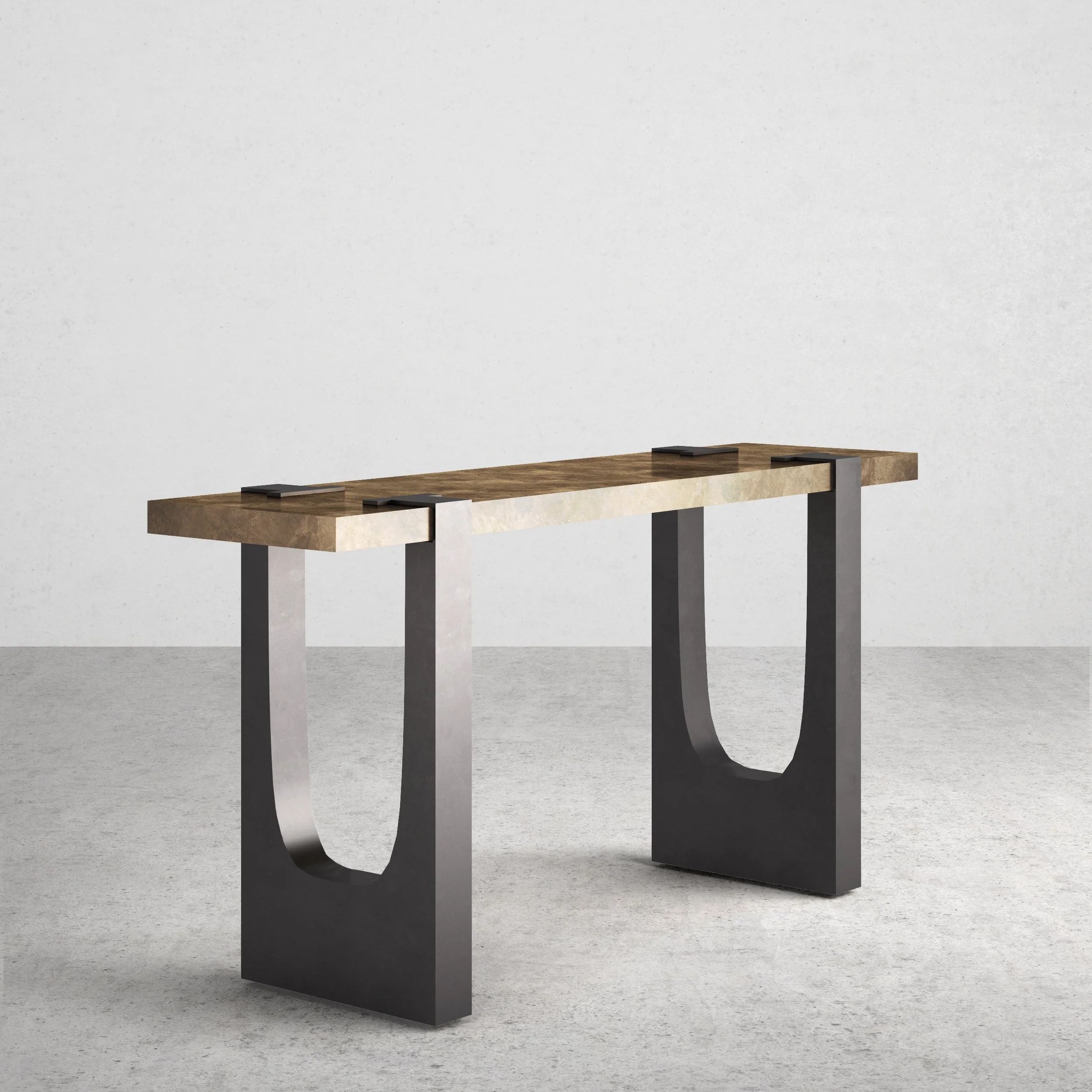 Arco Console Table - 034 Burned Brass — Cavalletto Home