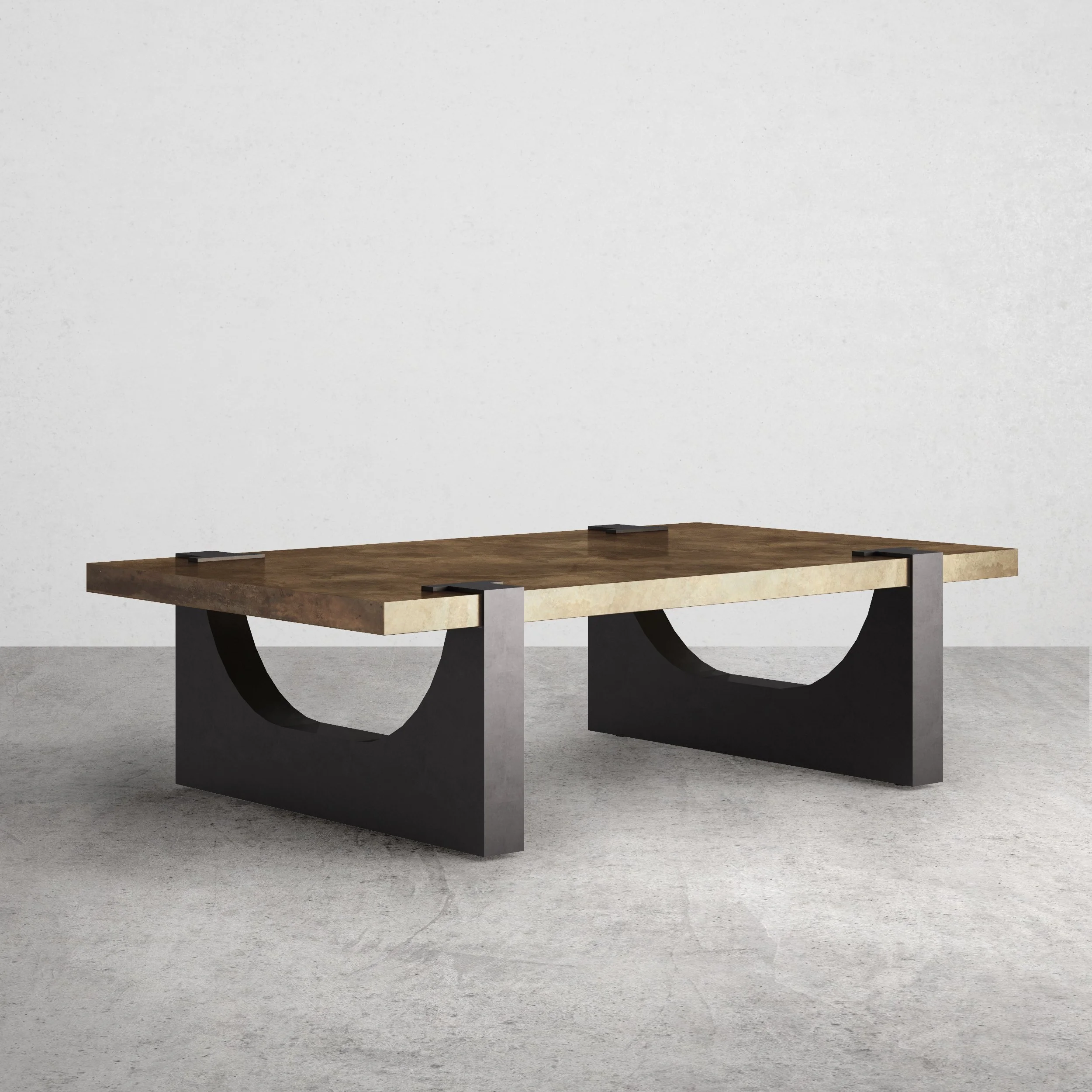 Foundry Coffee Table - 043 Dark Slate — Cavalletto Home