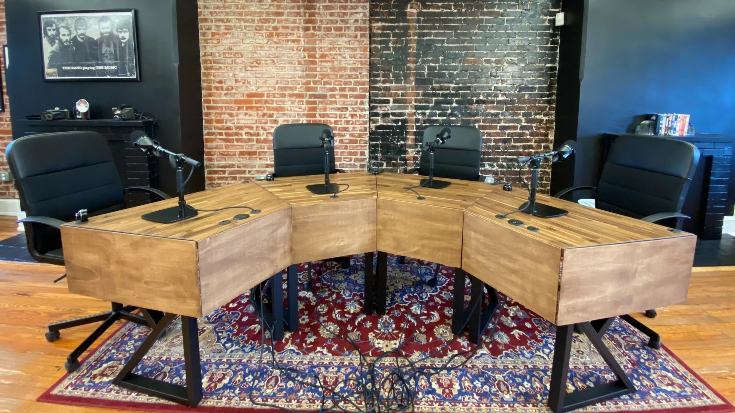 Switch & Board | Podcast Table for Four — Podcast Tables Shop
