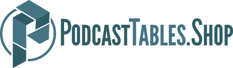 Podcast Tables Shop | Audio Podcast & Vodcast Desks, Tables