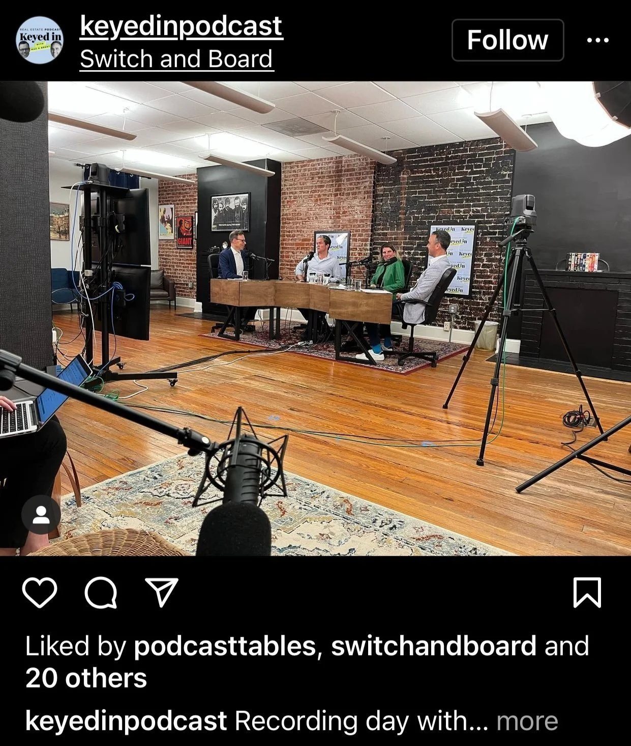 Switch & Board | Podcast Table for Four — Podcast Tables Shop