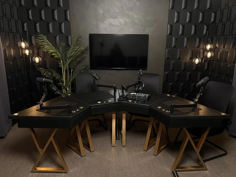Podcast Table Styles & Prices | Enhance Your Podcast Studio Today ...
