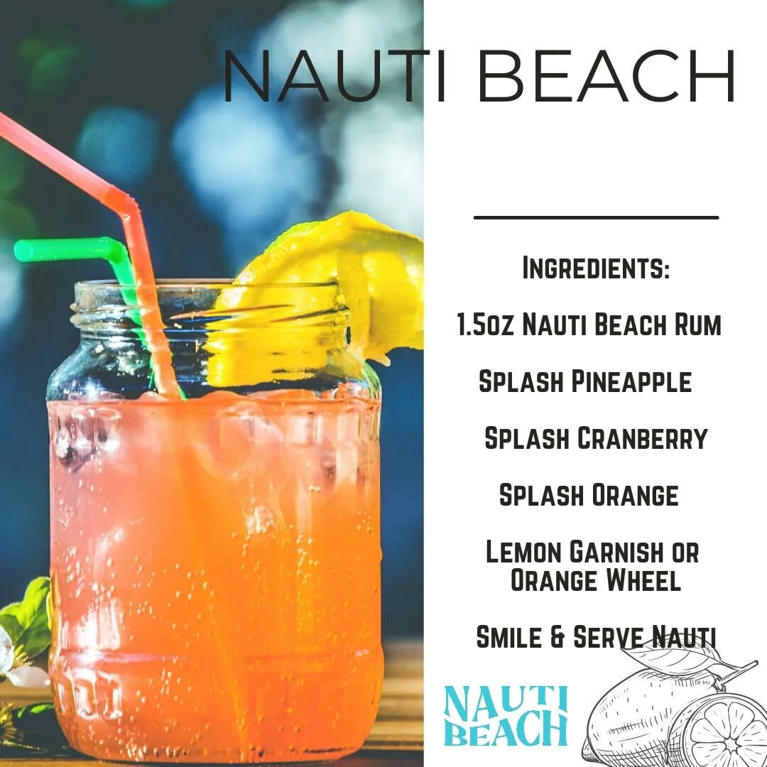 Nauti Beach | Drift Away to Nauti Beach | Florida Rum Made With Real ...