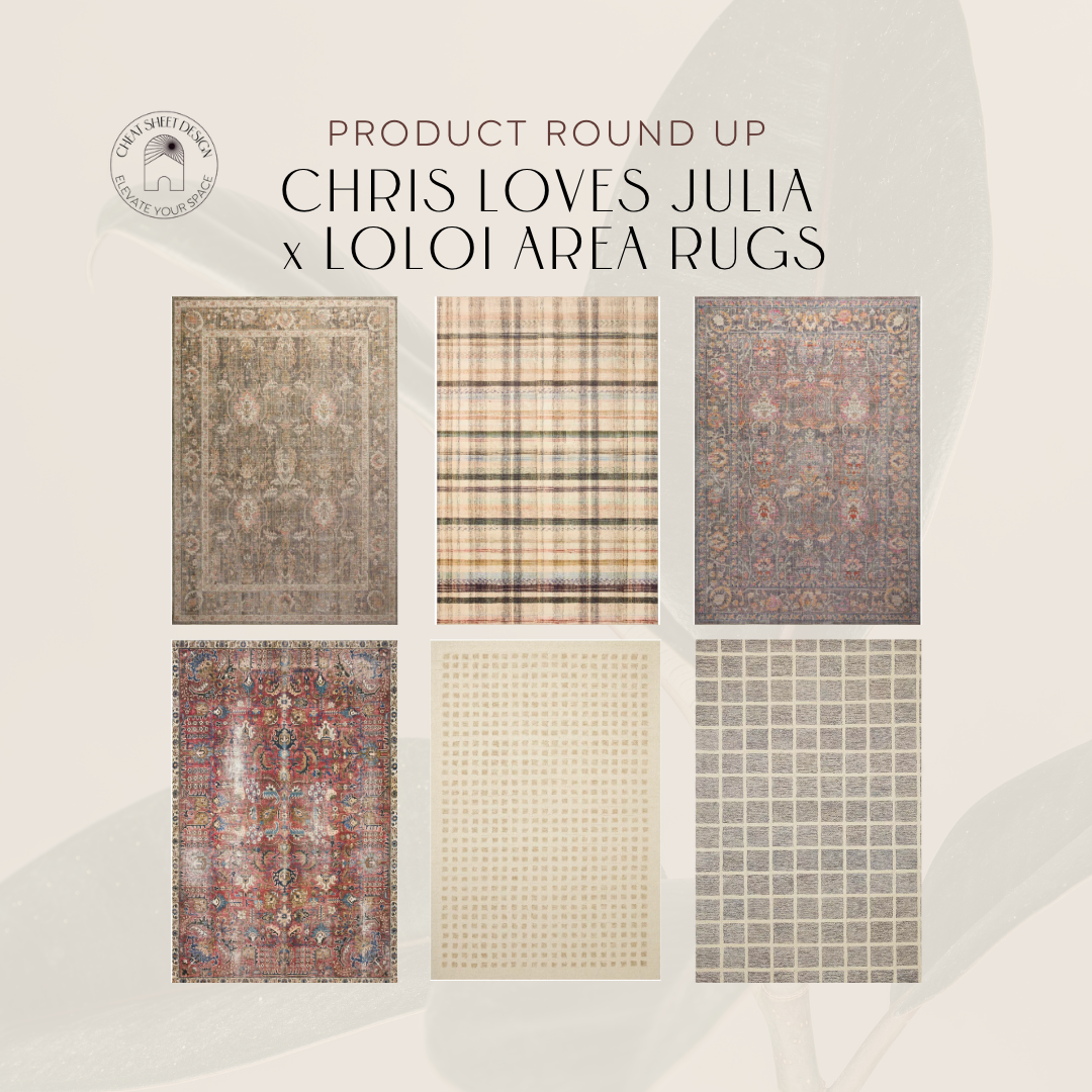 AREA RUG SIZING CHEAT SHEET + 30 linked favorites! — Cheat Sheet Design