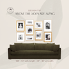ABOVE THE SOFA ART SIZING + 12 Large-Scale Art and Gallery Wall ...