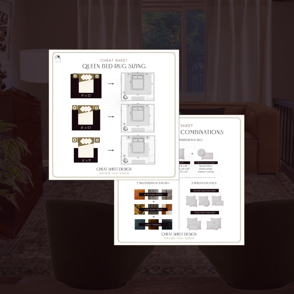 Cheat Sheet Design | Professional Space Planning + Product Sourcing