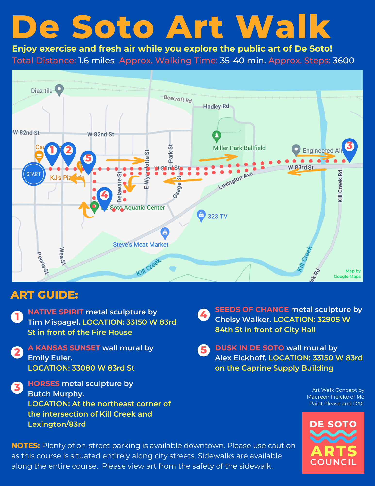 Art Walk Map — De Soto Arts Council