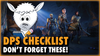 DPS Checklist — skinnycheeks.gg