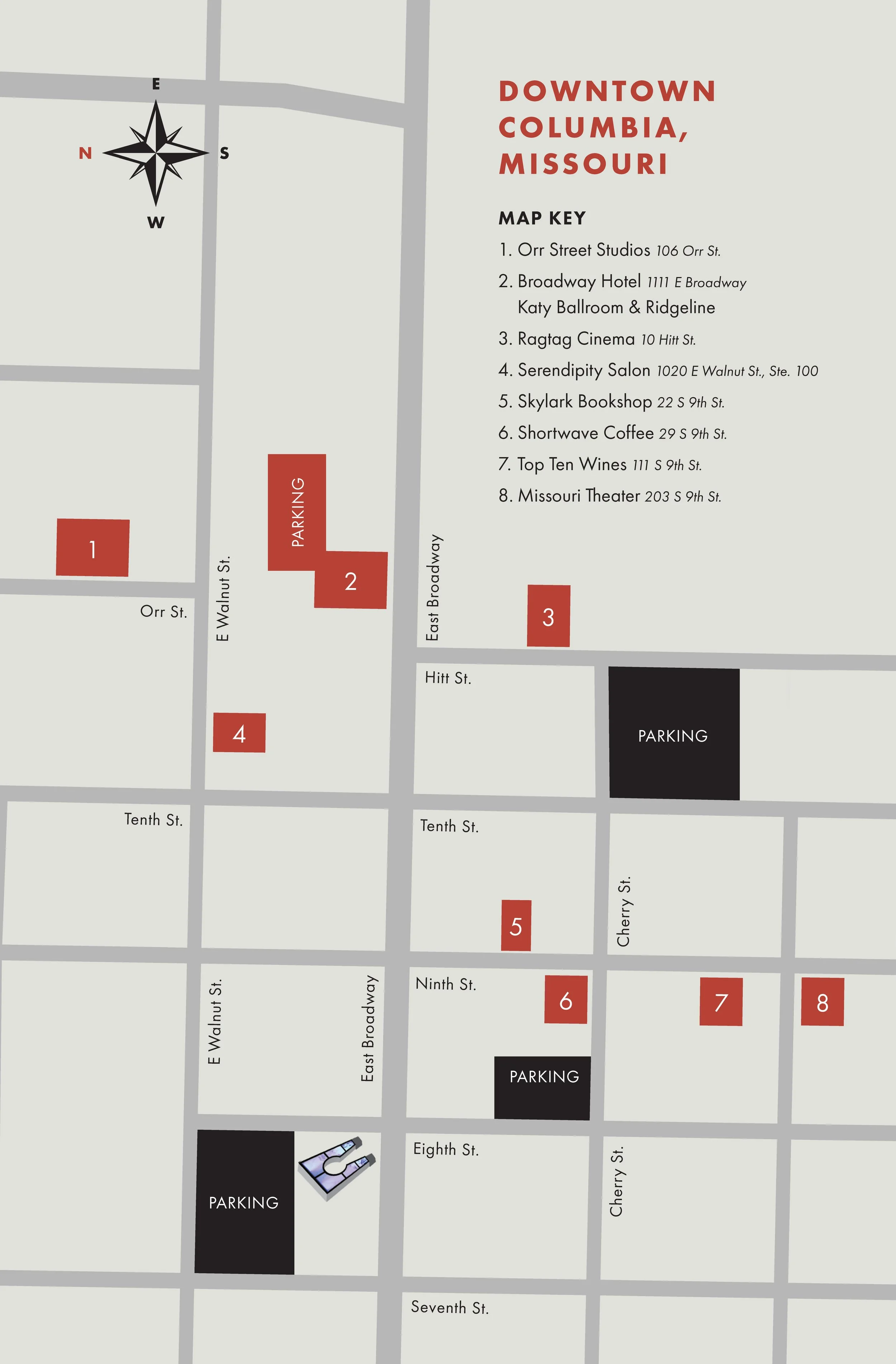 Map — Unbound Book Festival