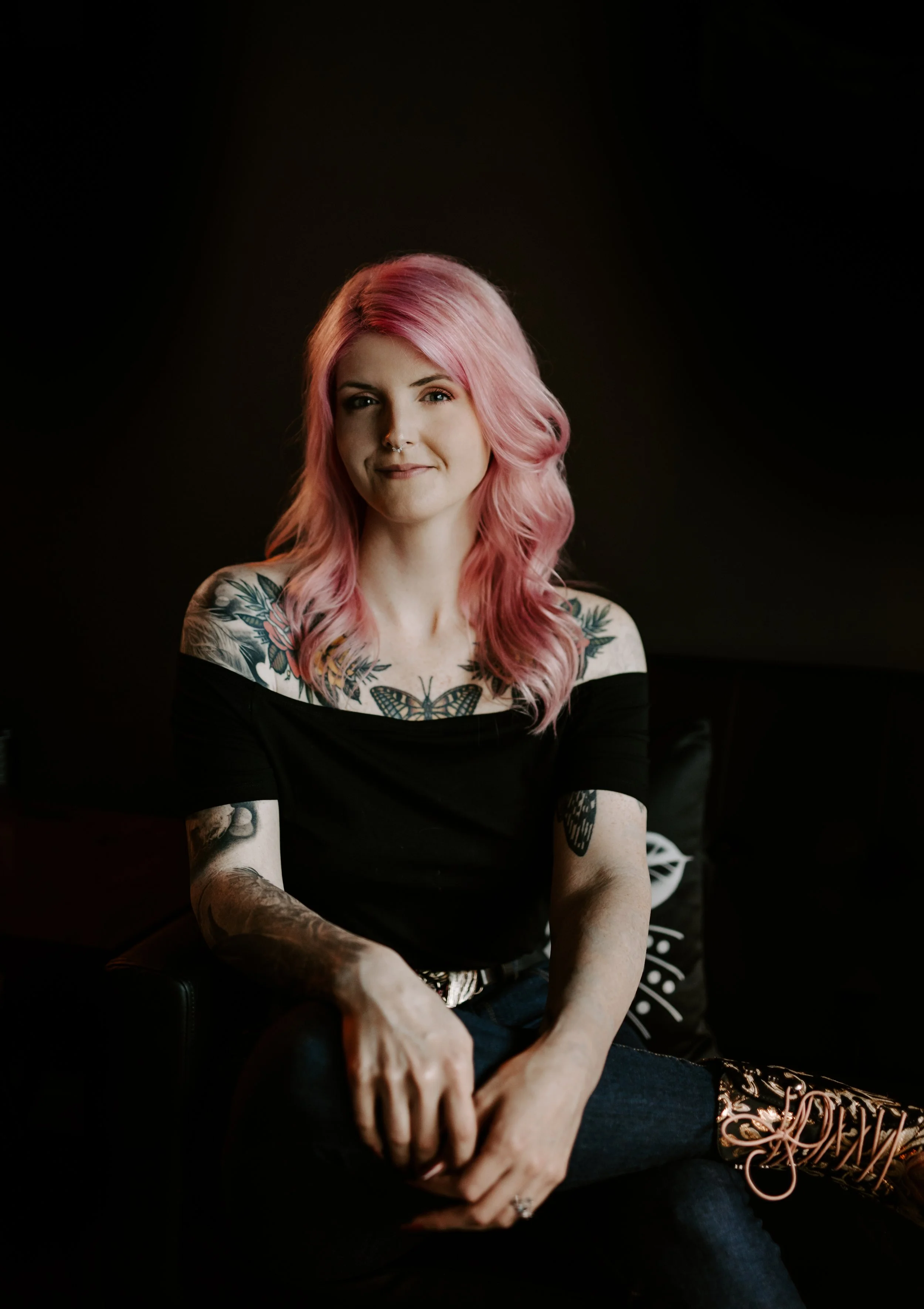 PINK ROSE TATTOO