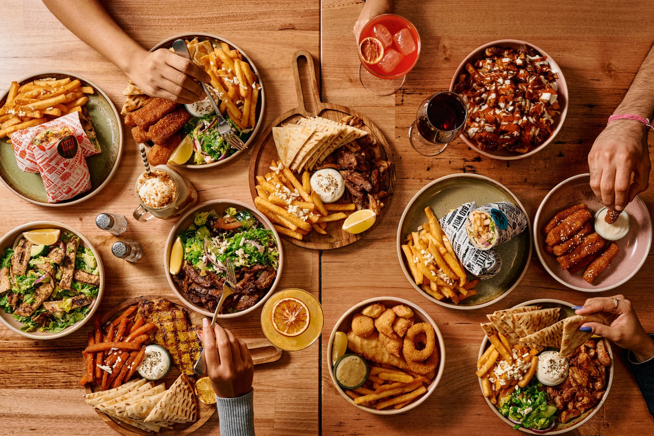 Mediterranean & Greek Restaurant Croydon VIC | Little Bad Wolf