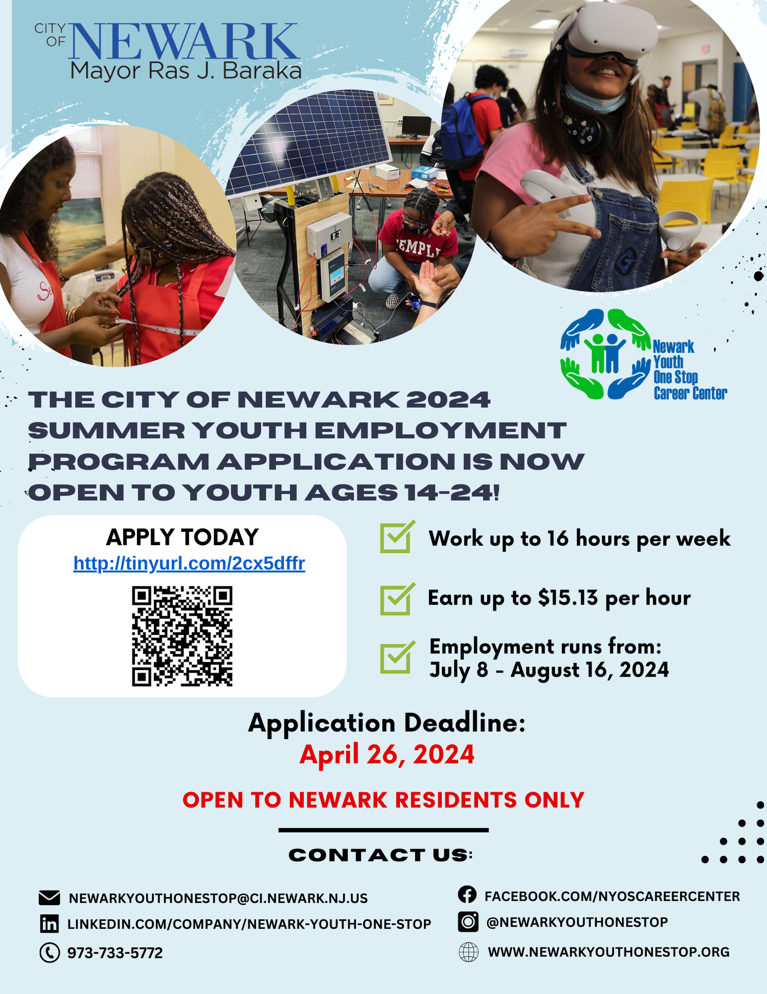 Newark Youth One Stop Career Center