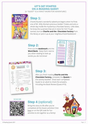 Book-Themed Activities for Charlie and the Chocolate Factory (+PDF ...
