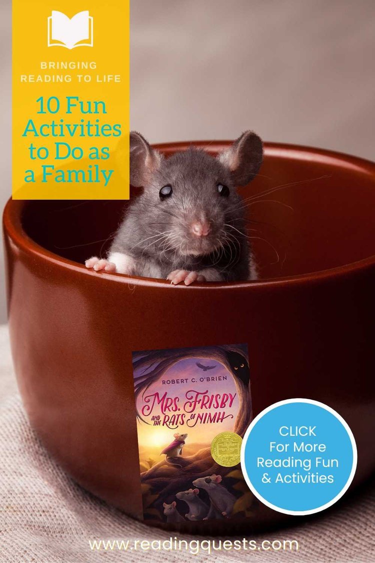 Book-Themed Activities for Mrs Frisby and the Rats of NIMH _ Reading Quests