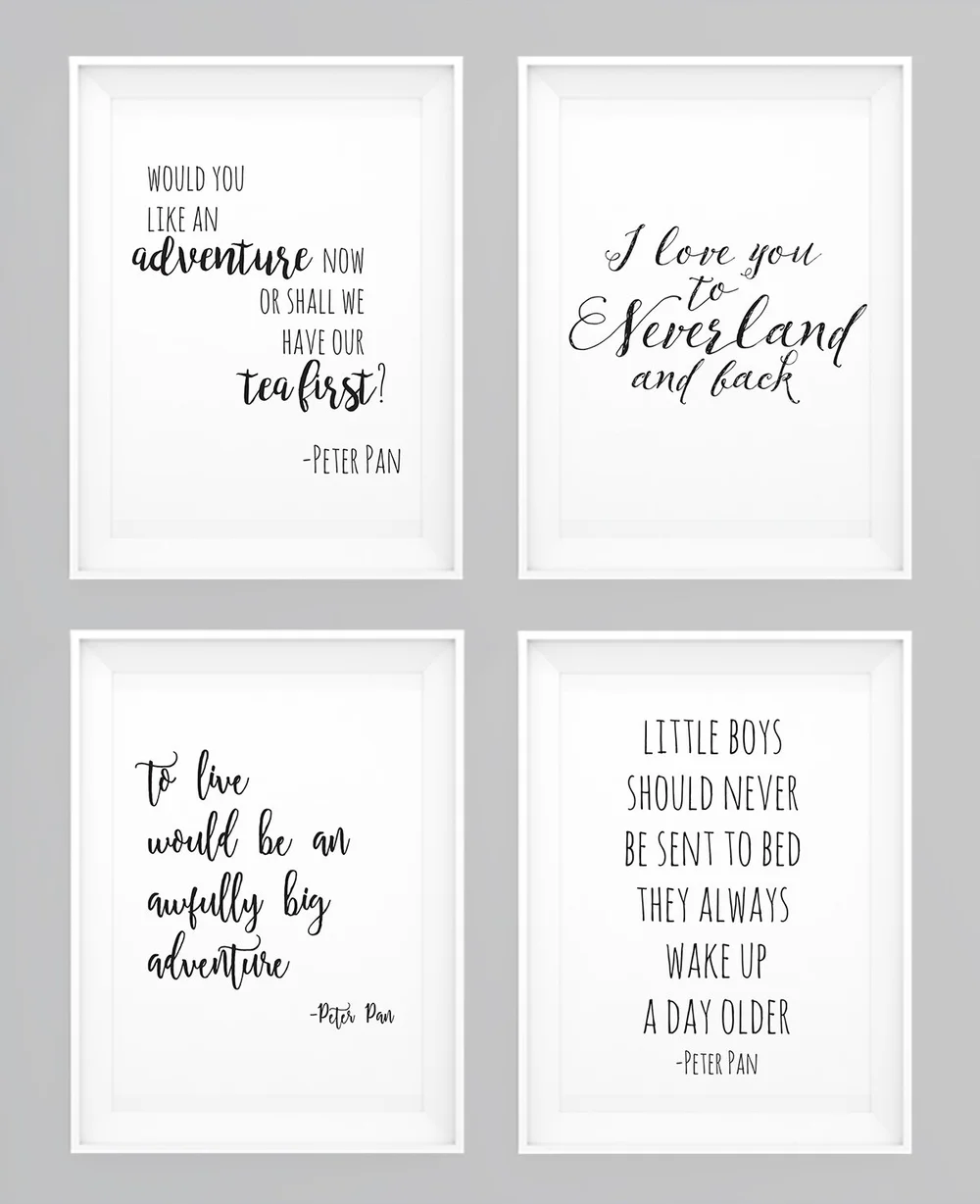 Free Writing Printables for Peter Pan _ Reading Quests