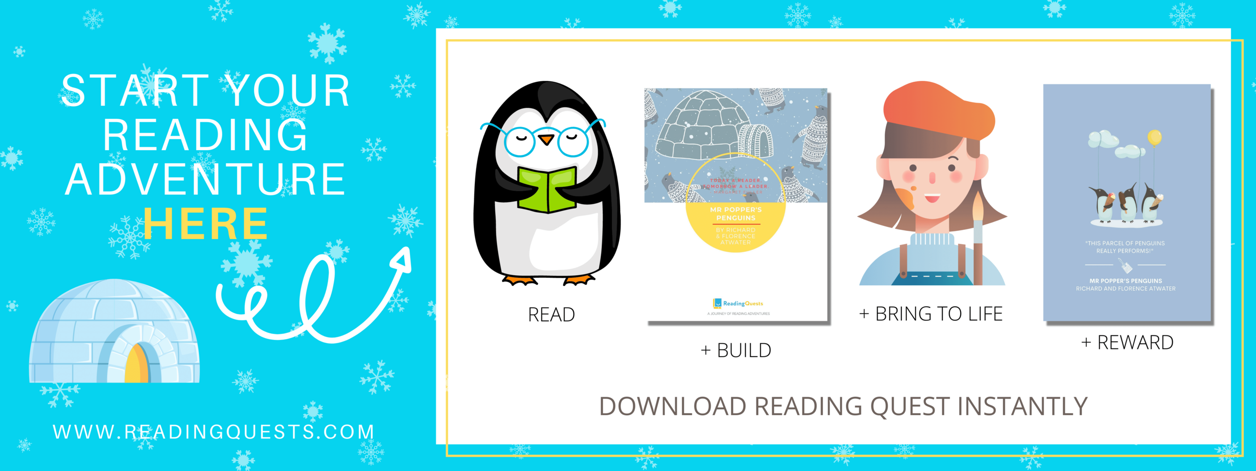 Mr Popper’s Penguins - Free Printables _ Reading Quests