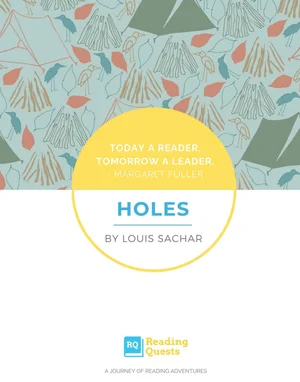 Holes by Louis Sachar - Book Study Printables (+PDF) _ Reading Quests