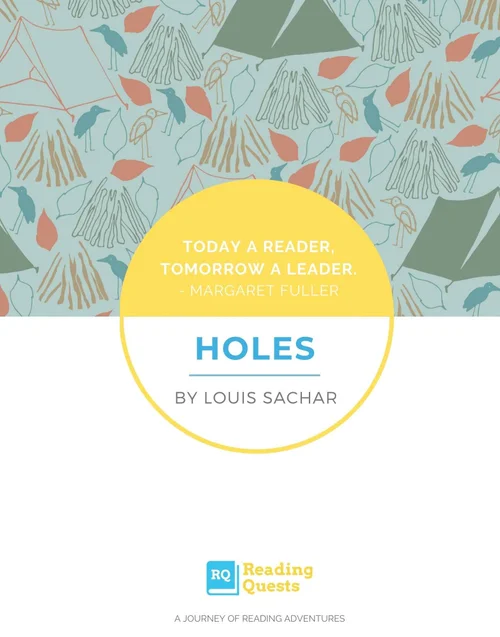 Holes by Louis Sachar - Book Study Printables (+PDF) _ Reading Quests