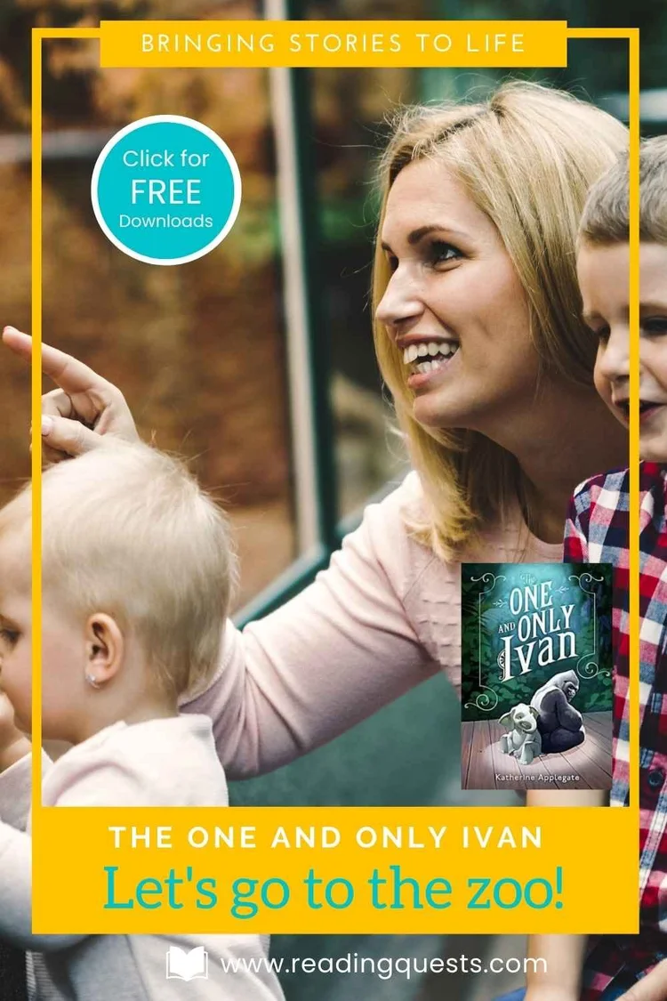 Book Themed Activities for The One and Only Ivan _ Reading Quests