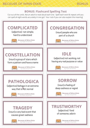 Because of Winn Dixie - Free Book Study (+PDF) _ Reading Quests