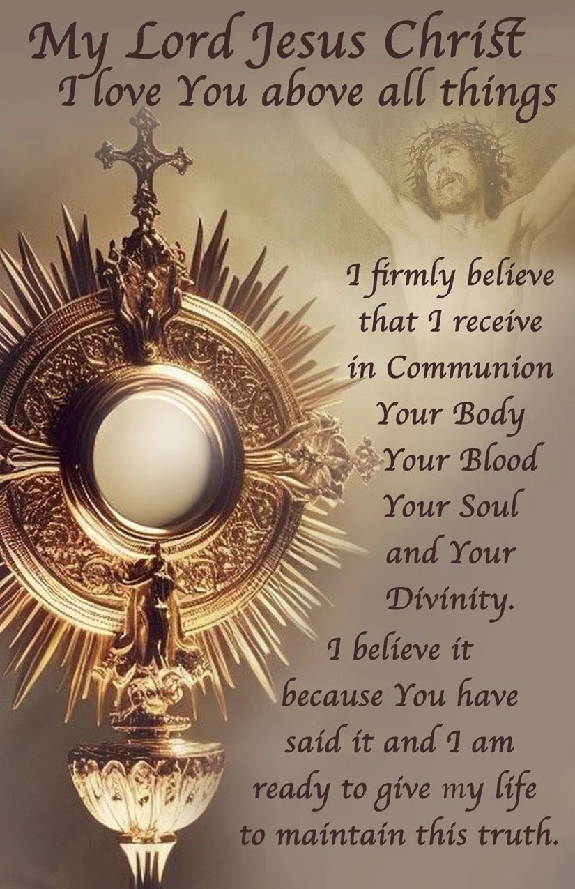 Communion Prayer (*In English or Spanish) — Children of Mary