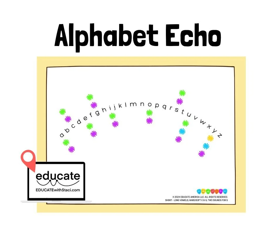 Alphabet Echo - Did you see this on TikTok? :) — EDUCATE