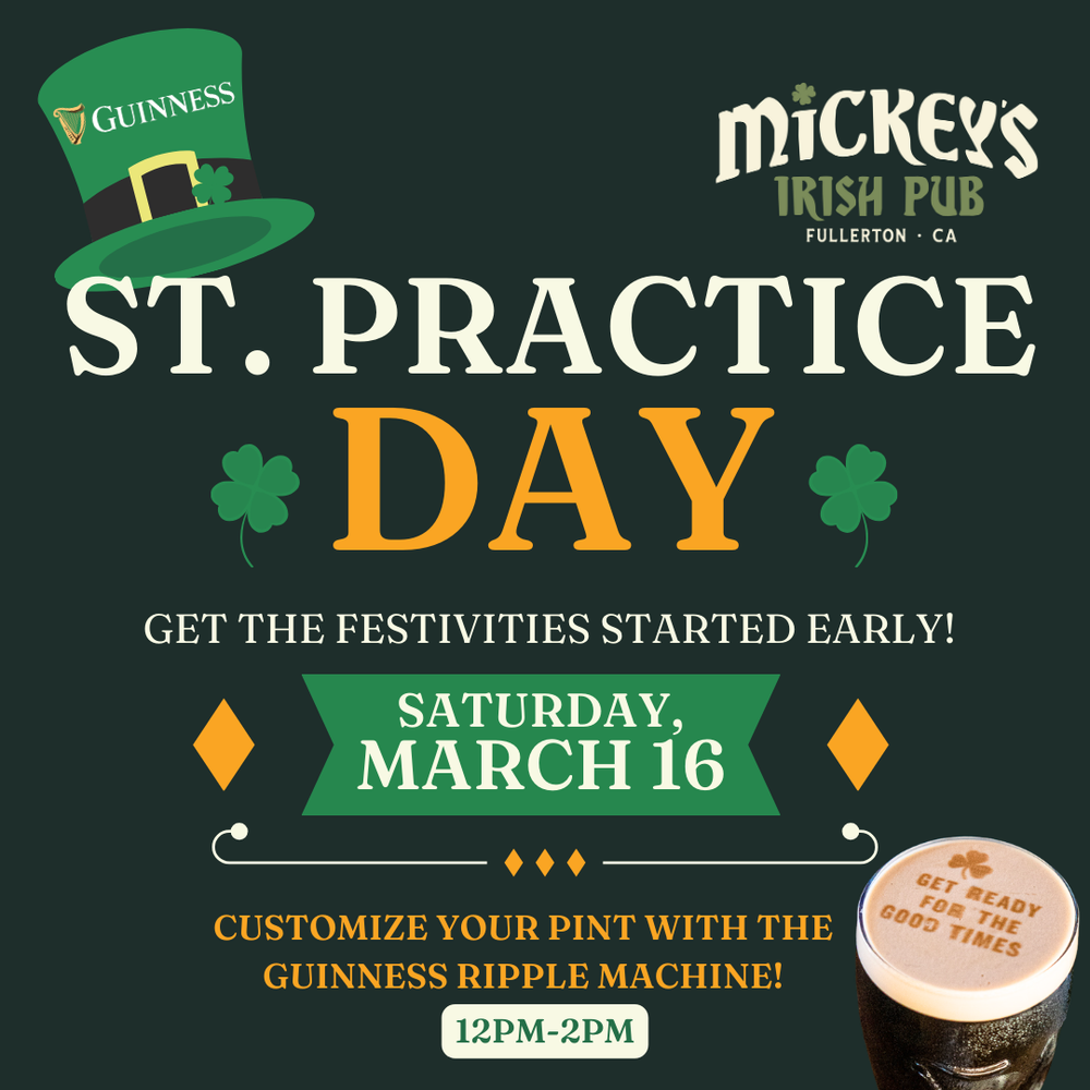 Calendar — Mickey's Irish Pub