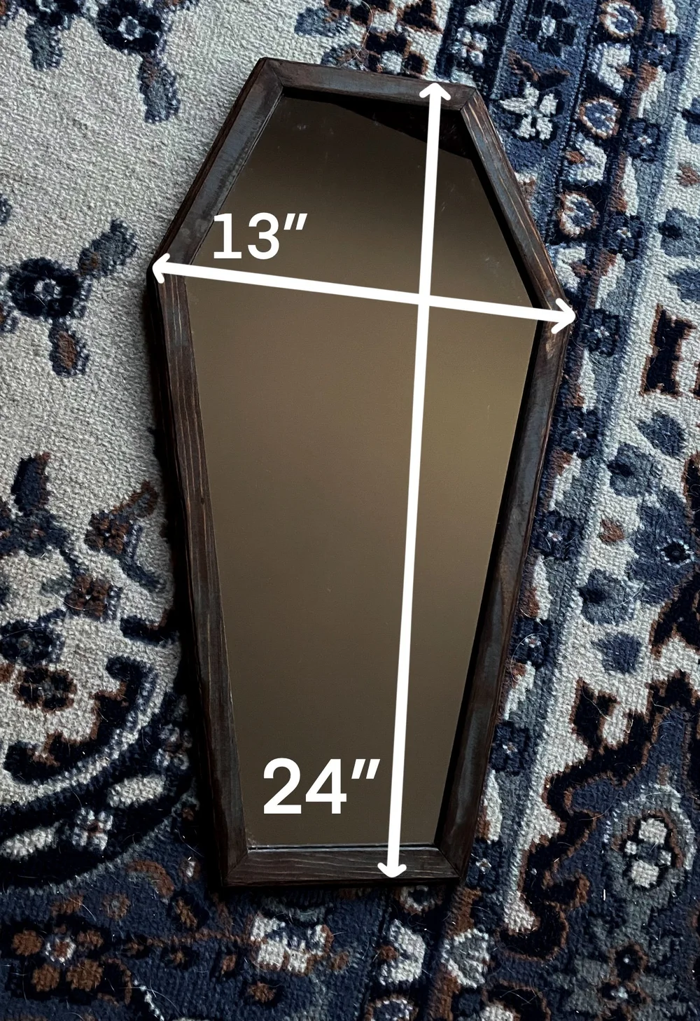 2 Ft Gothic Coffin Mirror - PREORDER — Just Buried Co.