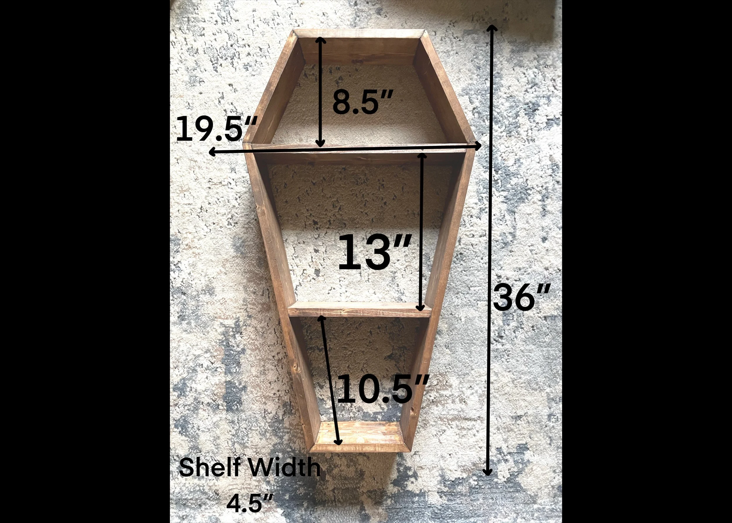 2 Ft Coffin Shelf - PREORDER — Just Buried Co.