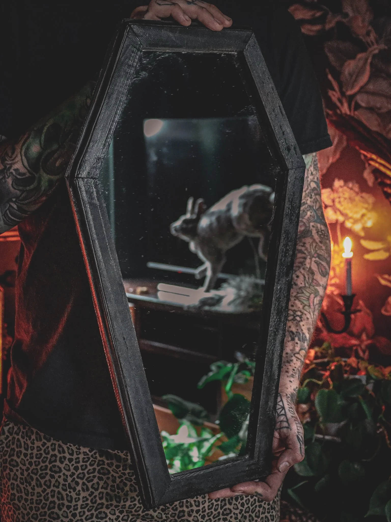 2 Ft Gothic Coffin Mirror - PREORDER — Just Buried Co.