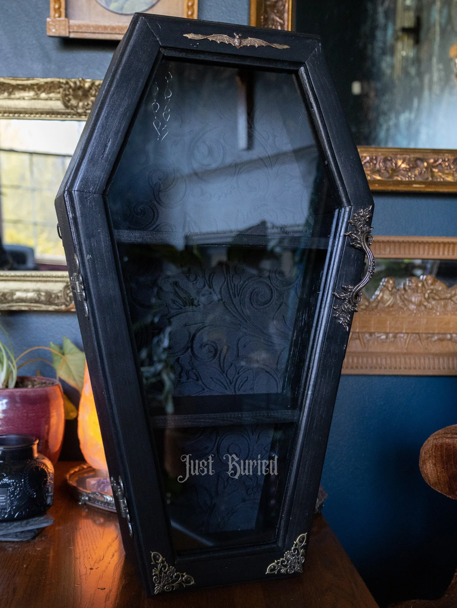 30 In Coffin Curio Cabinet — Just Buried Co.