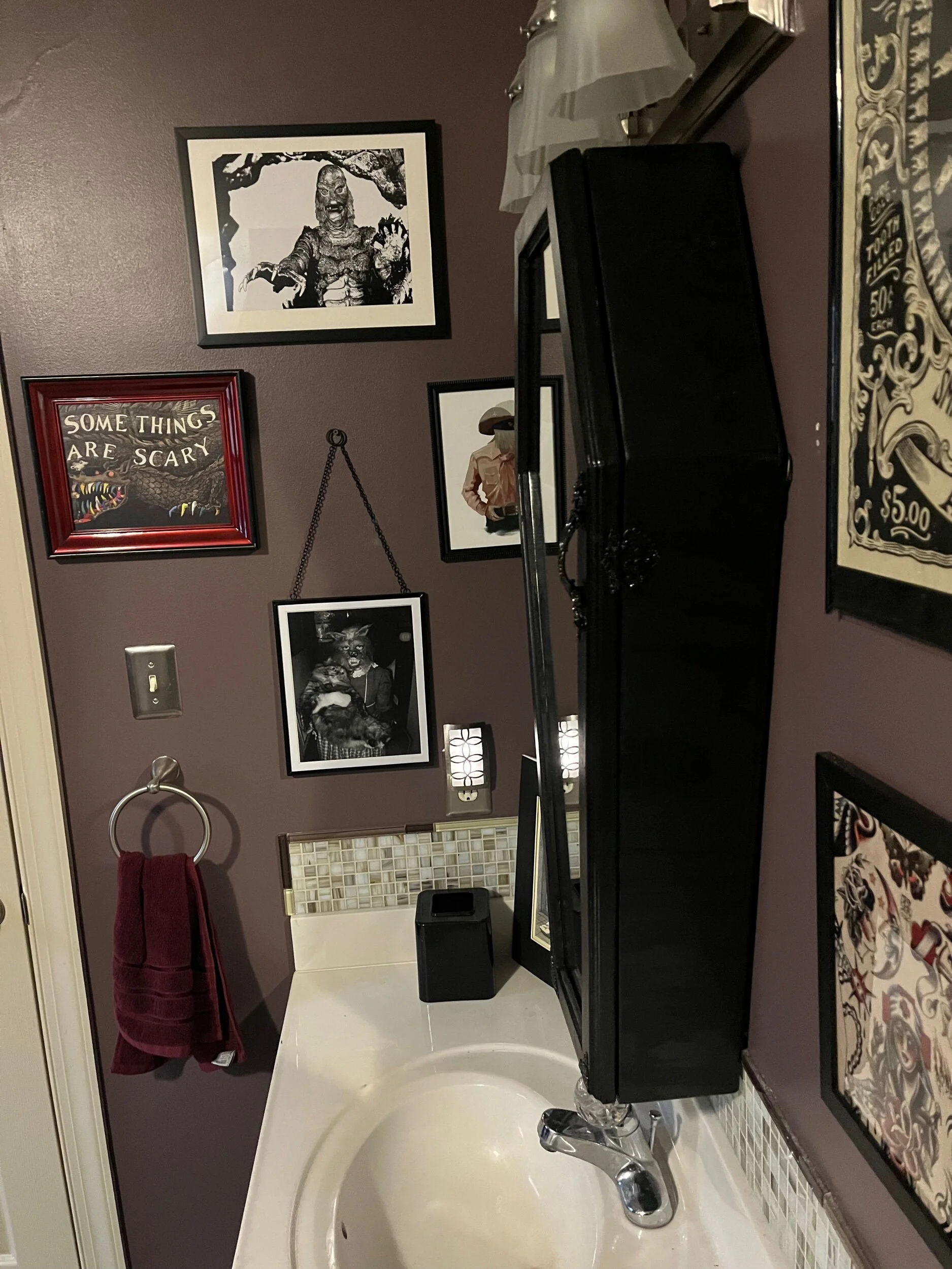 30 In Coffin Cabinet Vanity — Just Buried Co.
