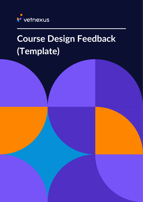Online Learning Course Design Feedback (Template) — VETNEXUS ...