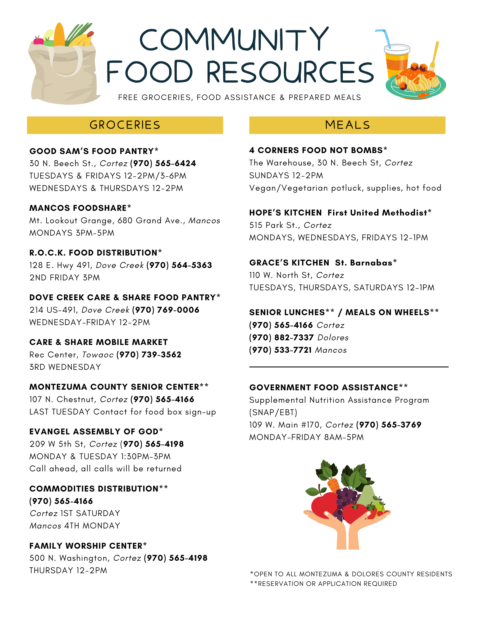 Food Assistance Resources — Good Samaritan Center-Food Pantry