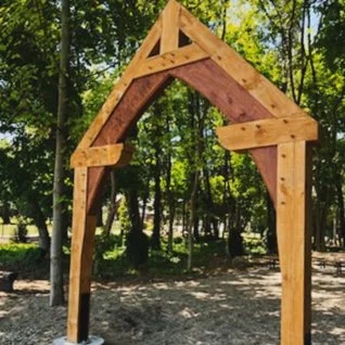 Gates & Arches — Ogonek Custom Timber Frames
