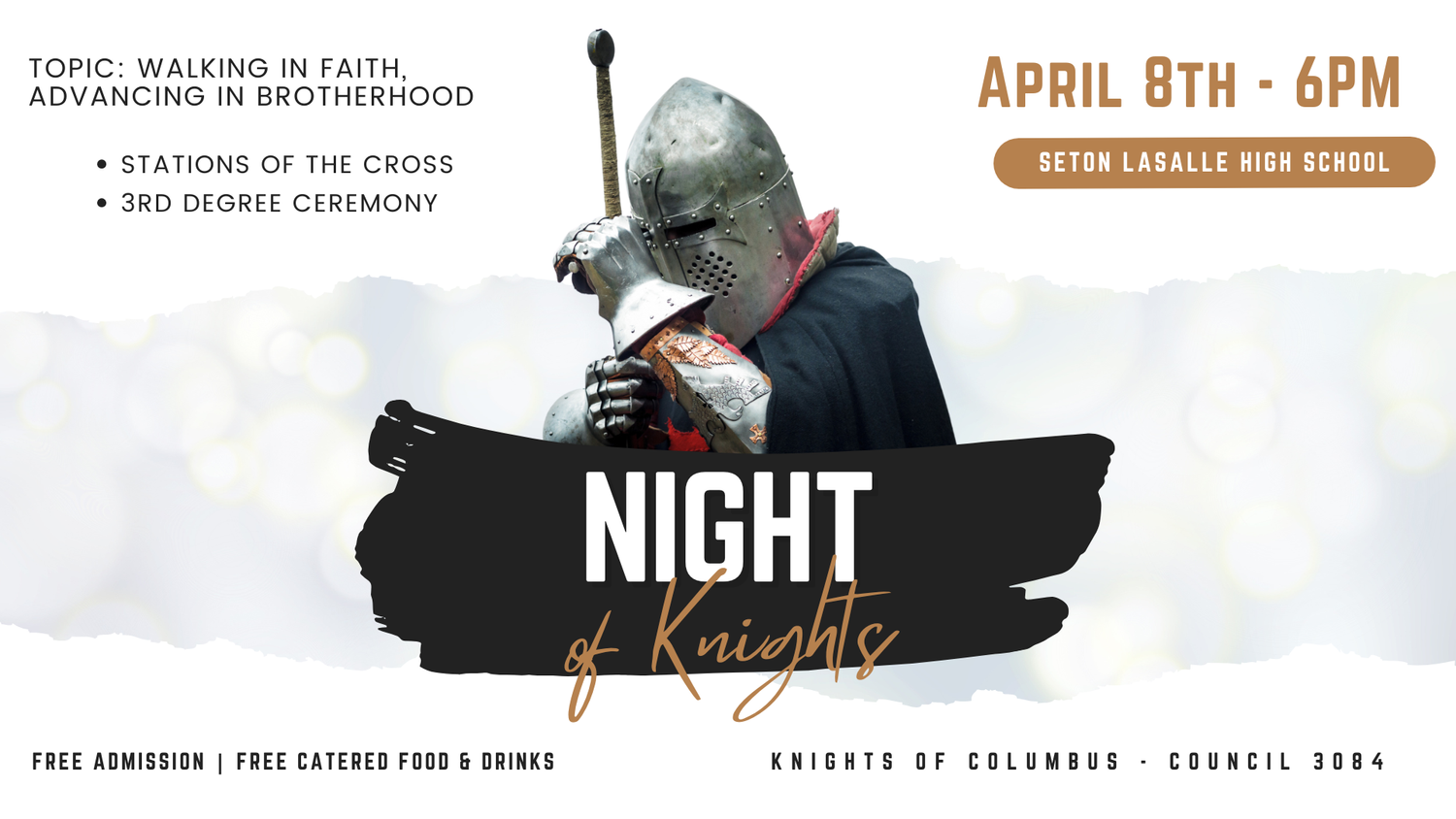 Night of Knights - Walking in Faith, Advancing in Brotherhood — South ...