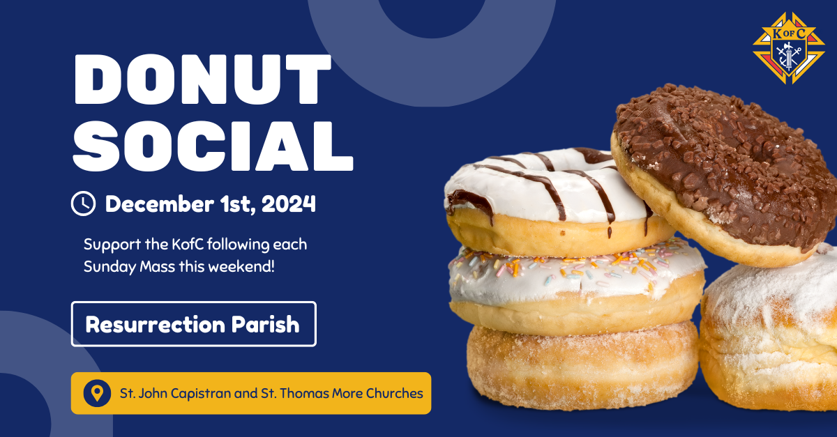 Donut Social after Sunday Mass — South Hills Knights of Columbus