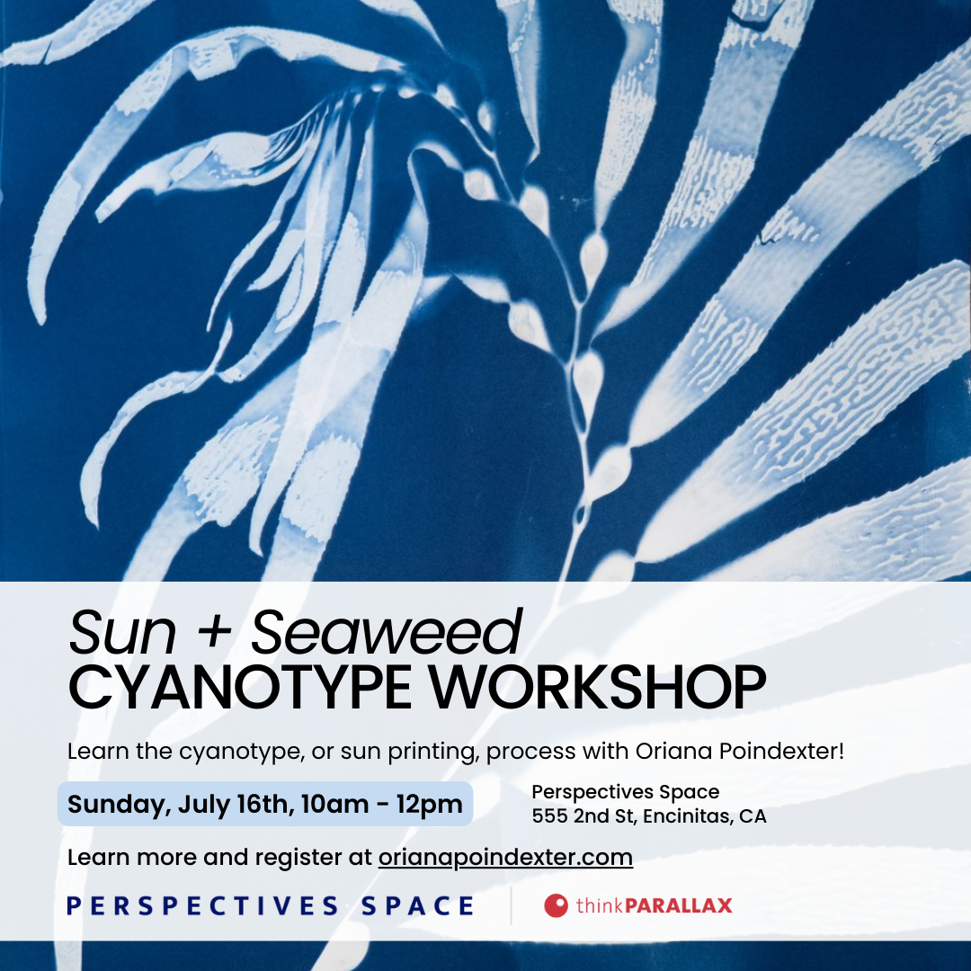Cyanotype Workshop: Encinitas, Perspectives Space — Oriana Poindexter