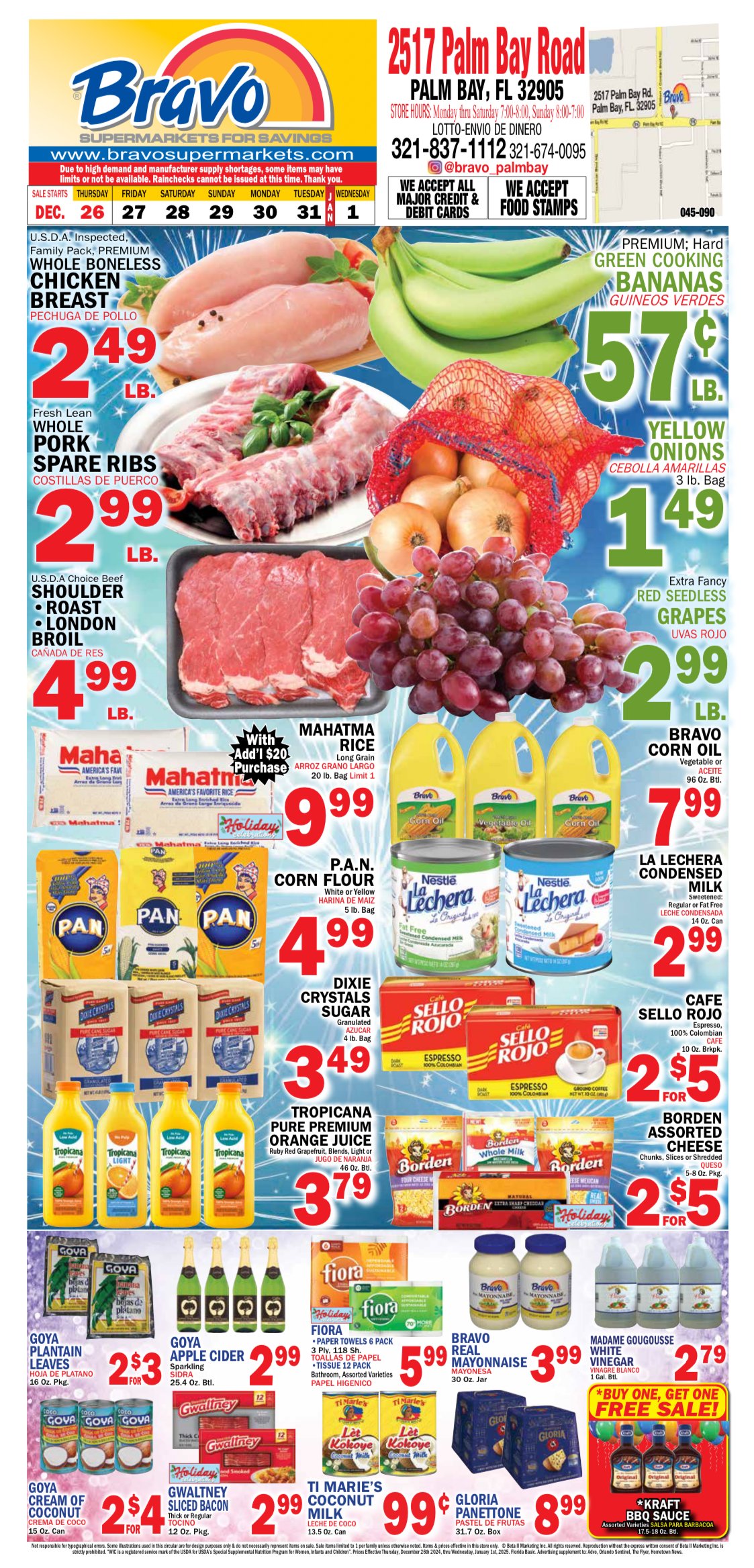 WEEKLY FLYER — BRAVO PALM BAY - Locally Owned