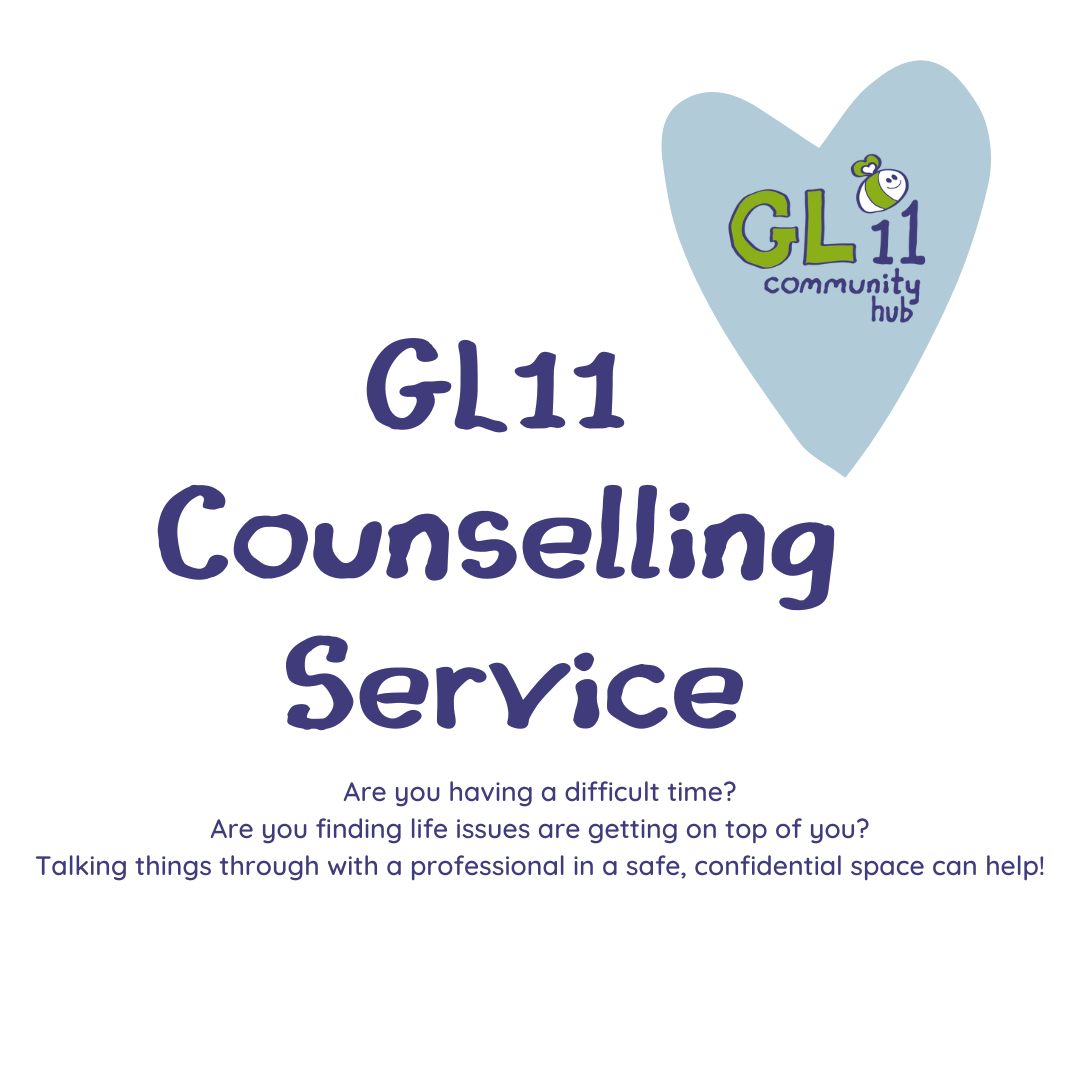 There is support for you at the GL11 Community Hub, Cam & Dursley ...