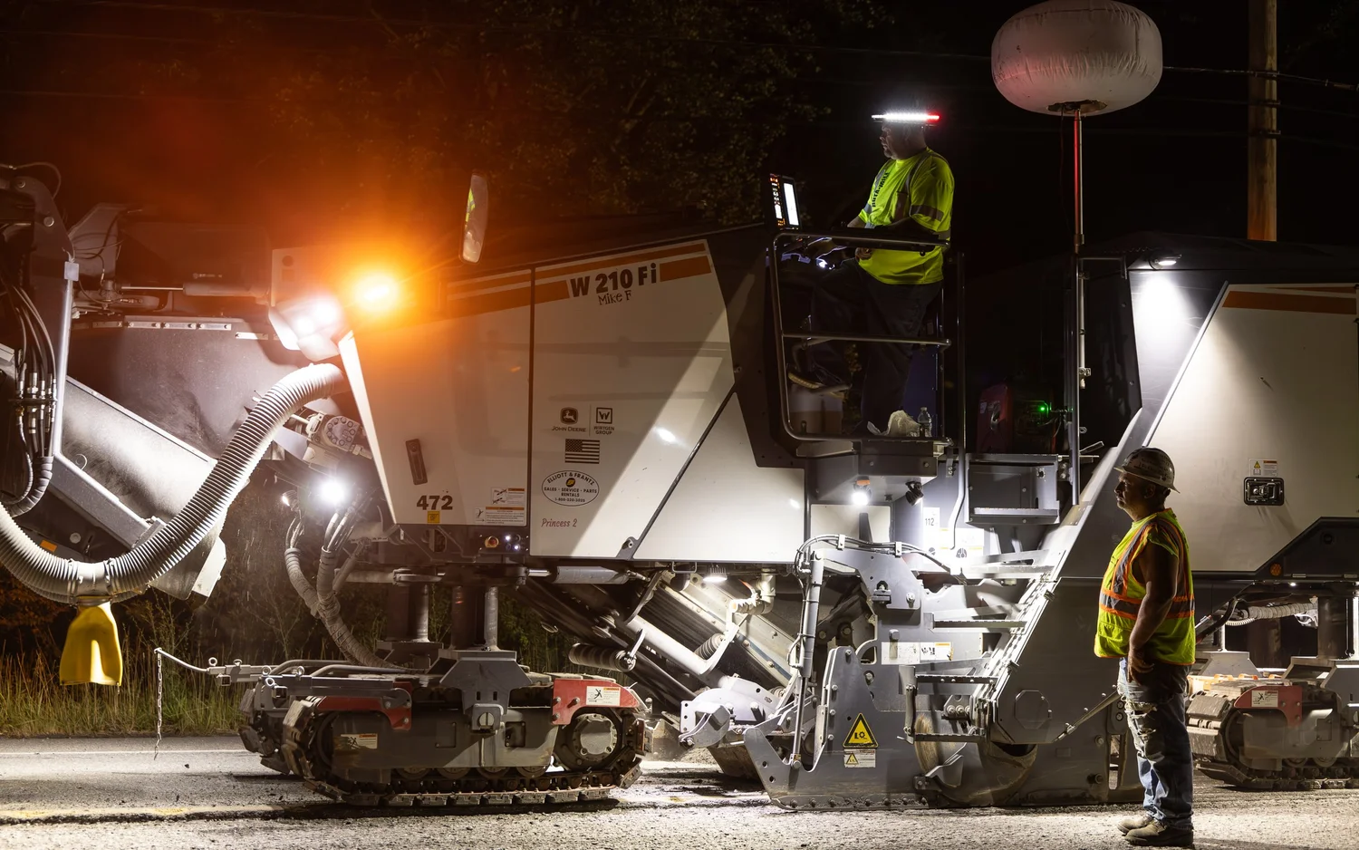 Night-Time Mill & Overlay — Lyons & Hohl Paving