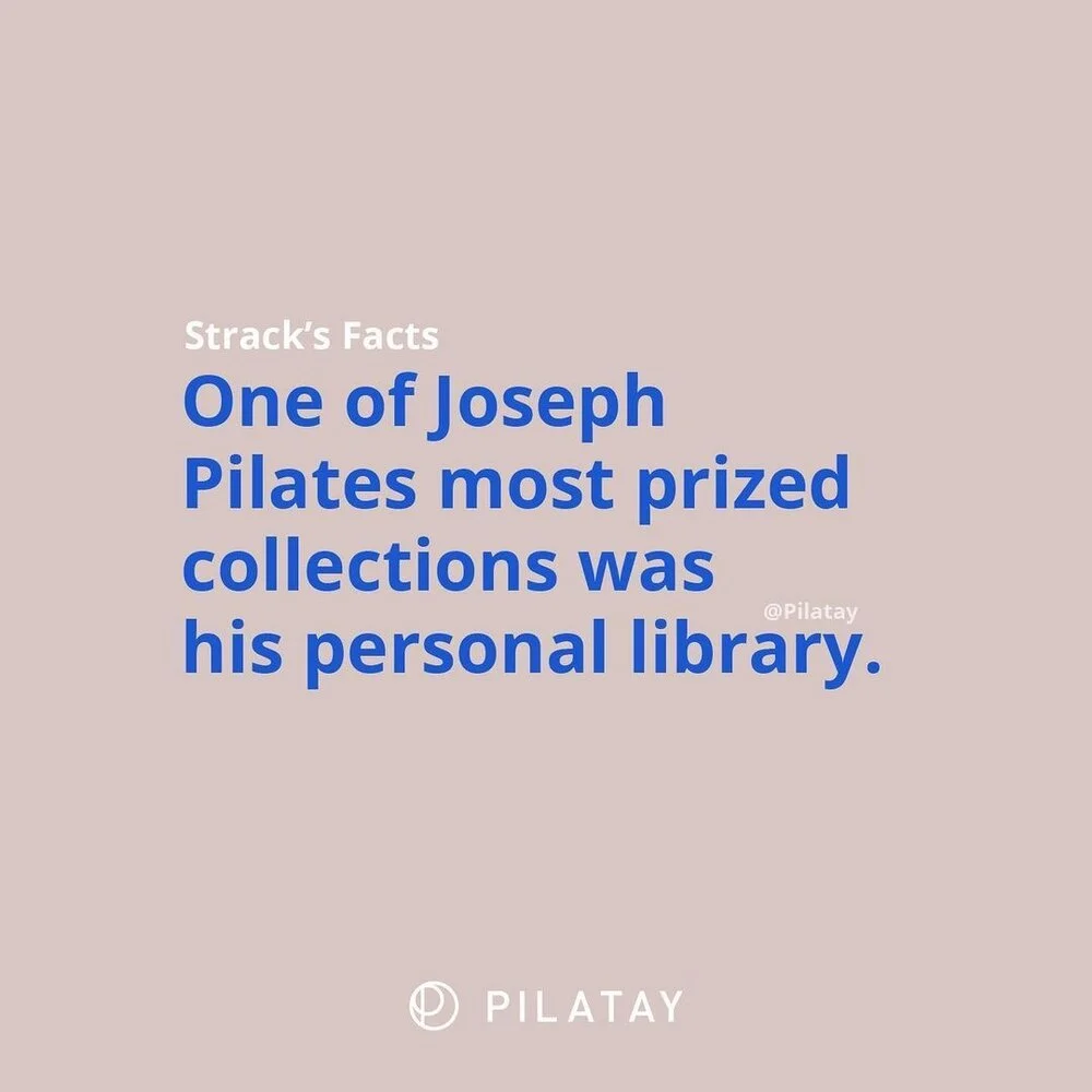 Tidbits and Factoids about Joseph Pilates’ Life and Work; Strack’s ...