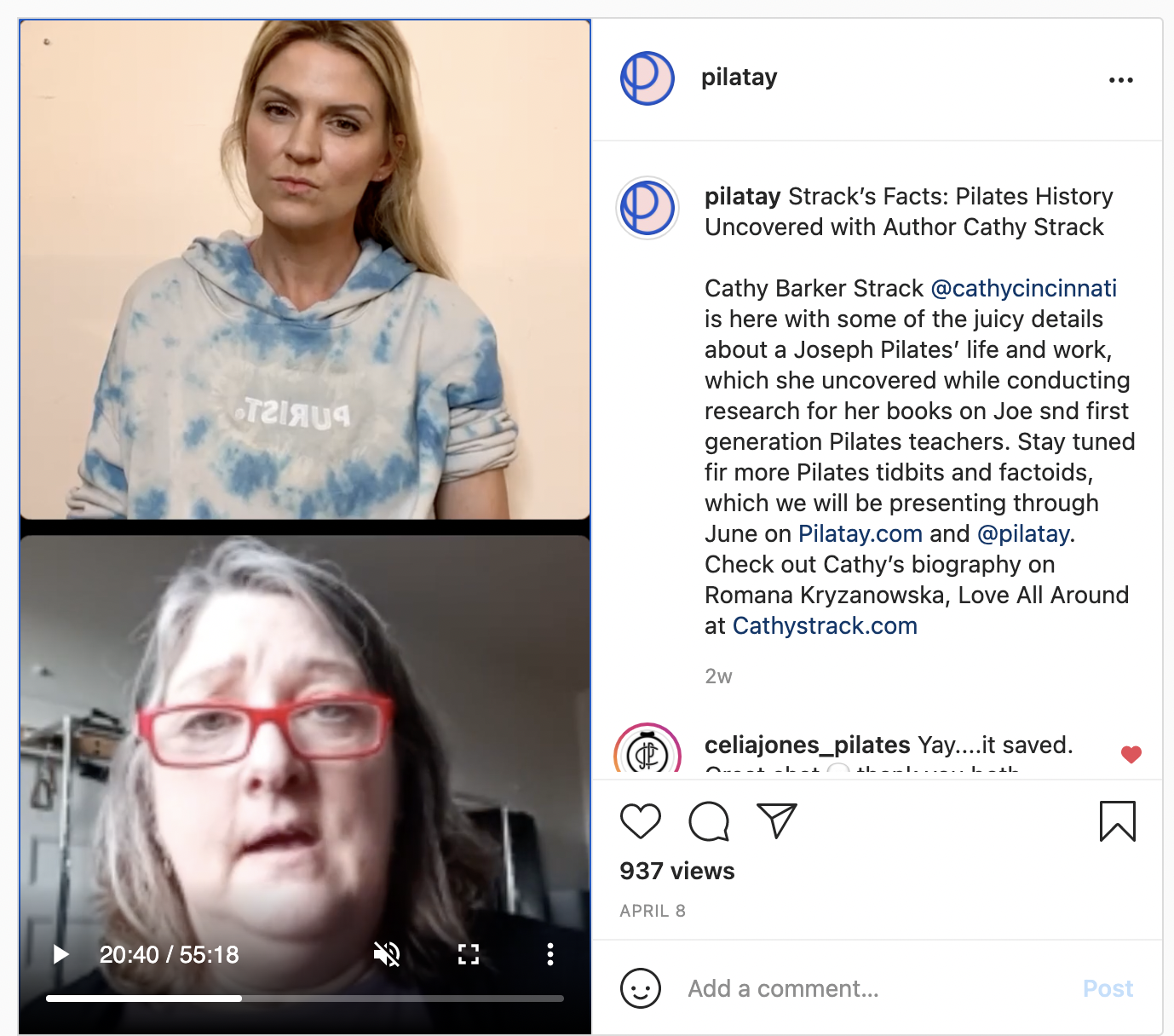 Strack's Facts: Pilates History Uncovered Kick-Off Interview with Cathy ...