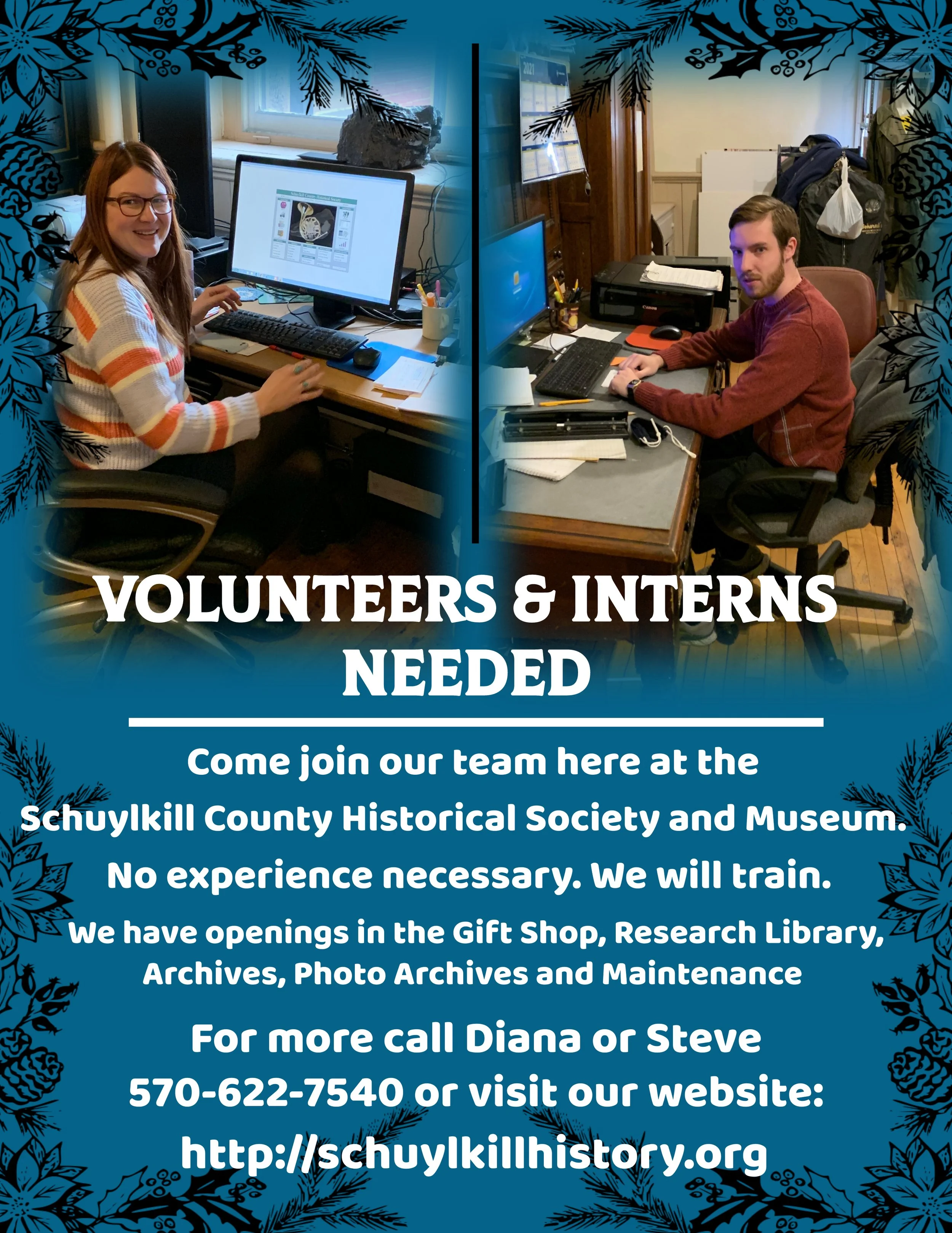 Volunteering — Schuylkill County Historical Society