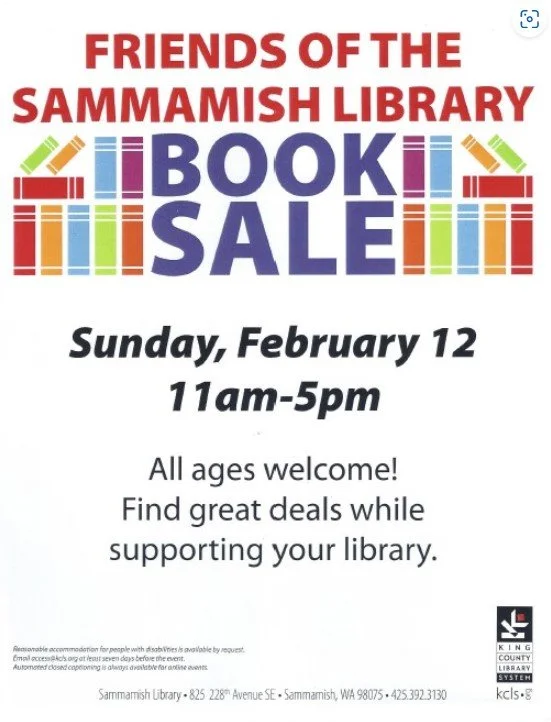Book Sales — Friends of the Sammamish Library