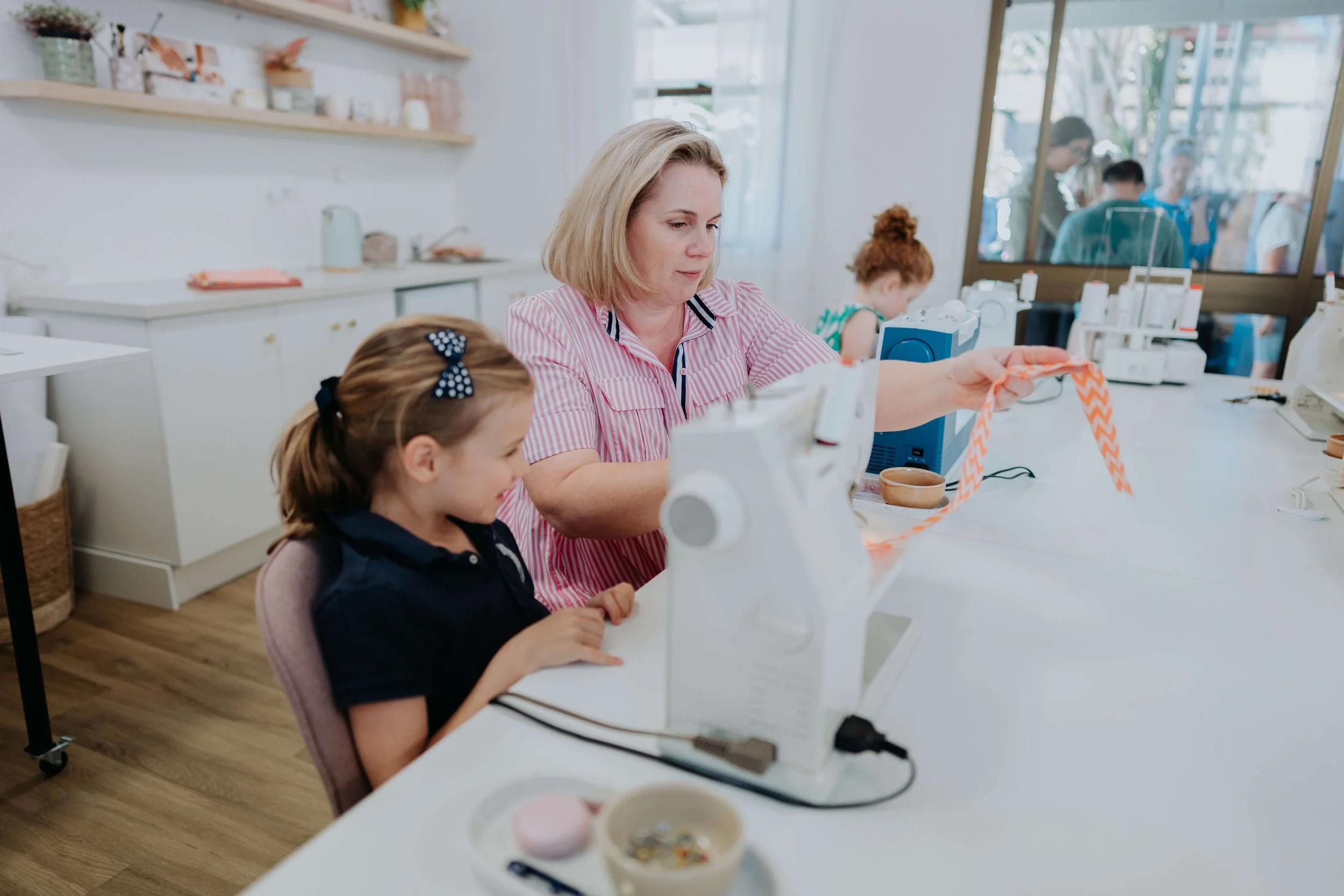 Mother And Daughter Sewing Class — Sensational Sewing