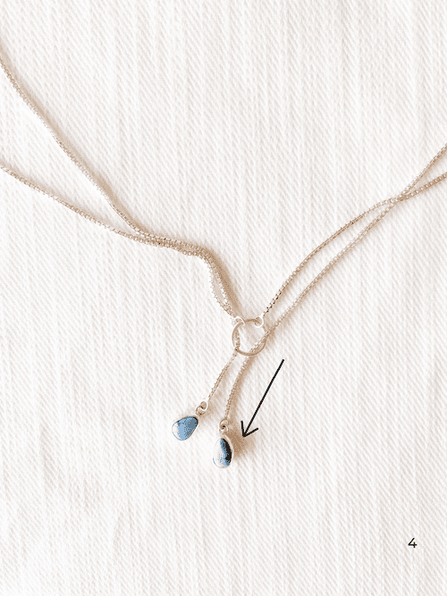 How to wear the turquoise loop necklace — Meghan Elisabeth Art