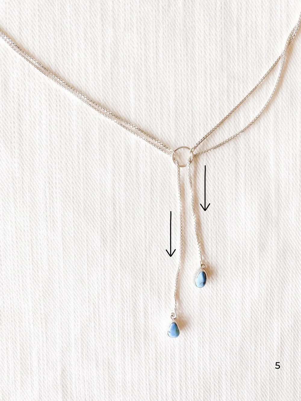 How to wear the turquoise loop necklace — Meghan Elisabeth Art