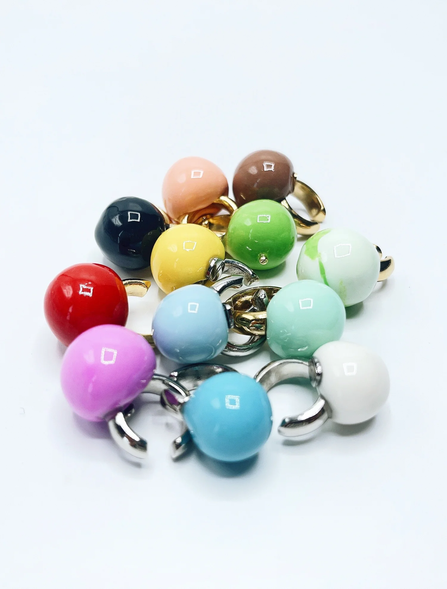 BONBON BUBBLES_Large_Studs Earrings - HANNAYOO WORKS