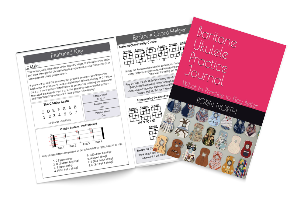 Ukulele Practice Journals from Beach Nana Ukulele — Beach Nana